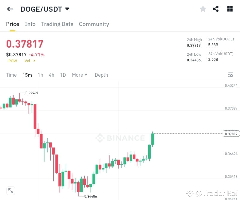 $DOGE /USDT - Signs of Recovery After a Dip! Current Price | Trader Rai on Binance Square