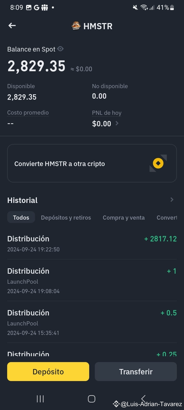 The Hamsters have arrived 🐹🛑🛑🛟🥳 The airdrop has alread | Luis-Adrian ...