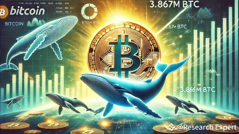 💥Bitcoin Large Players Hold 3.867M BTC – Metrics Reveal Whales Keep Growing💥 | Research Expert ...