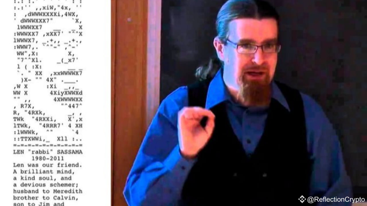 This is Len Sassaman - the creator of Bitcoin or Satoshi Nakamoto ...