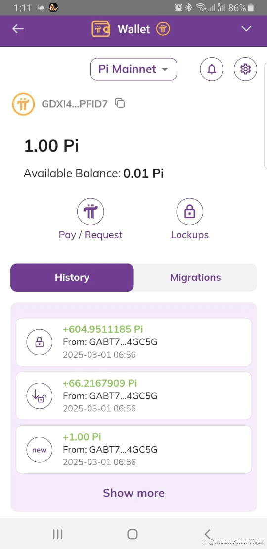 $PI Network What happend to my wallet balance.. My Pi from W | Muhammad ...