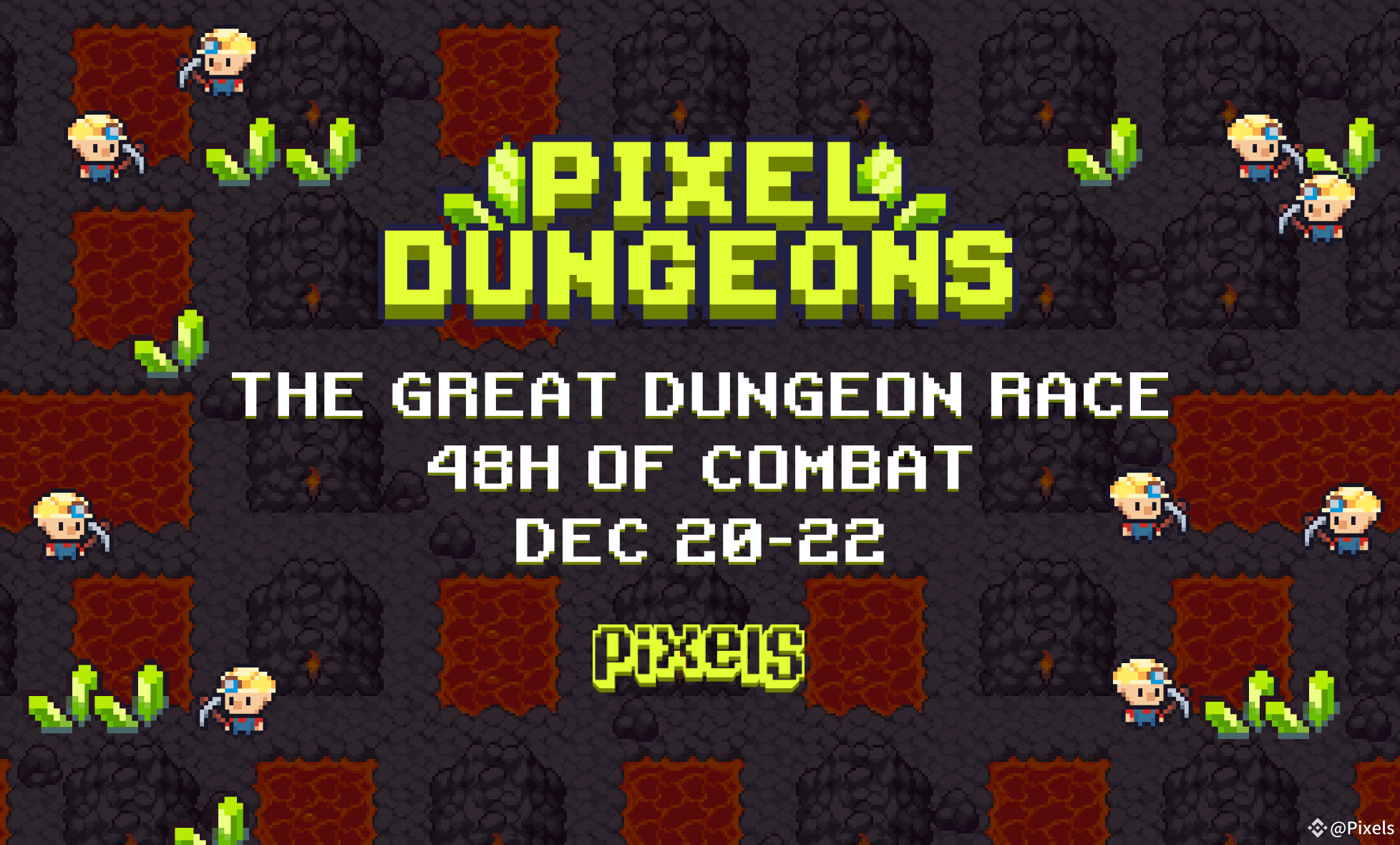 WANT TO WATCH YOUR FAVORITE CREATORS IN THE DUNGEONS? ⛏️💎 | Pixels on ...