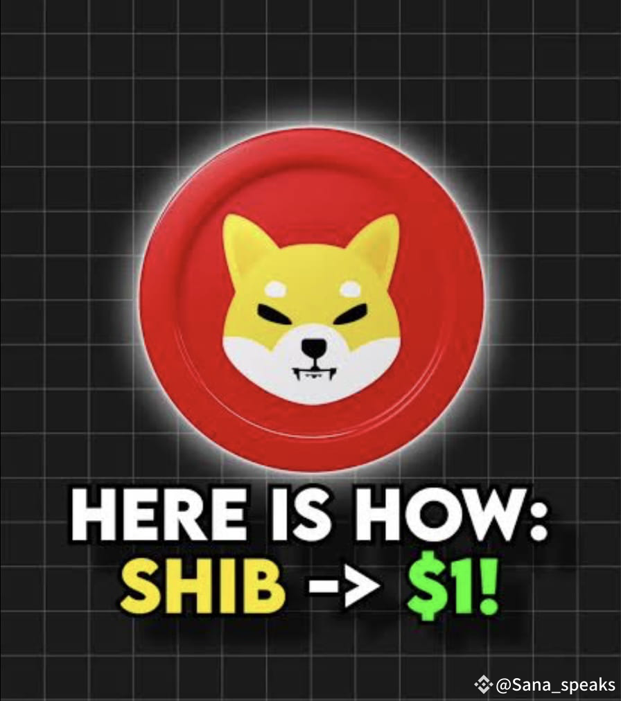 Can Shiba Inu ($SHIB ) Reach $1? Here’s What It Would Take | Sana_speaks on Binance Square