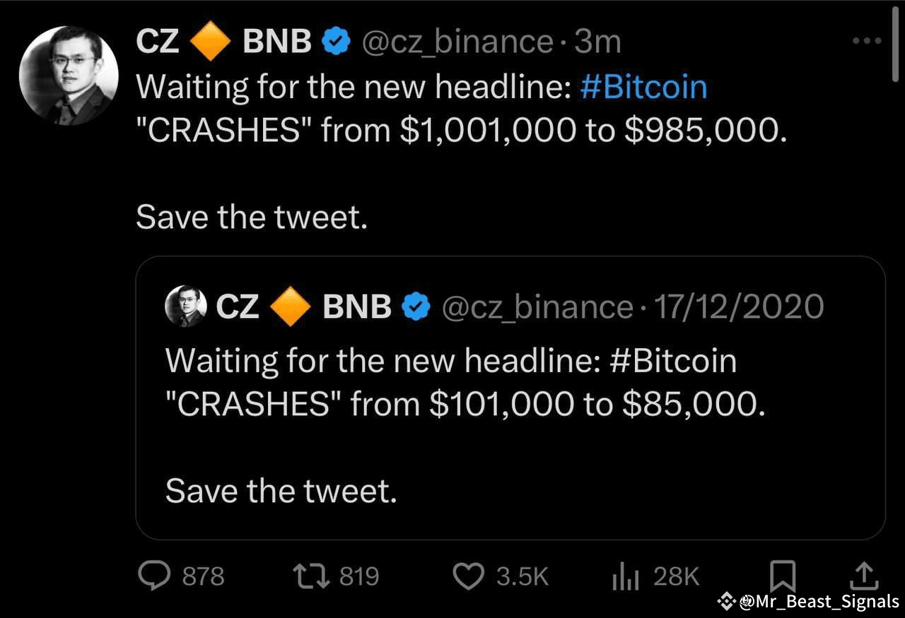 🚨 @CZ Past Predictions Were Spot On! What’s Next for BTC? | Mr_Beast ...