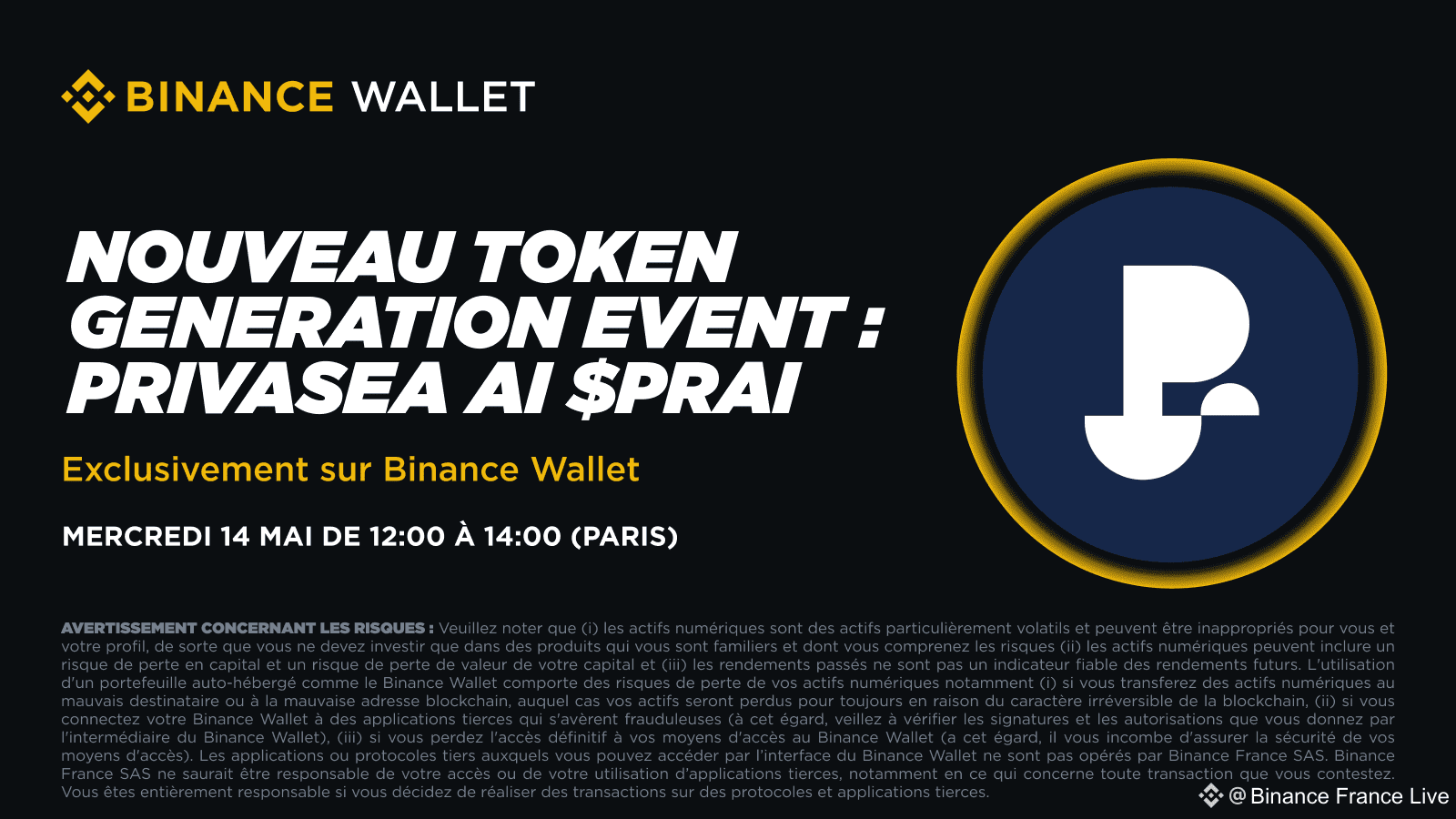 ⚡ New Token Generation Event (TGE) today (14/05) on #Binance | Binance ...