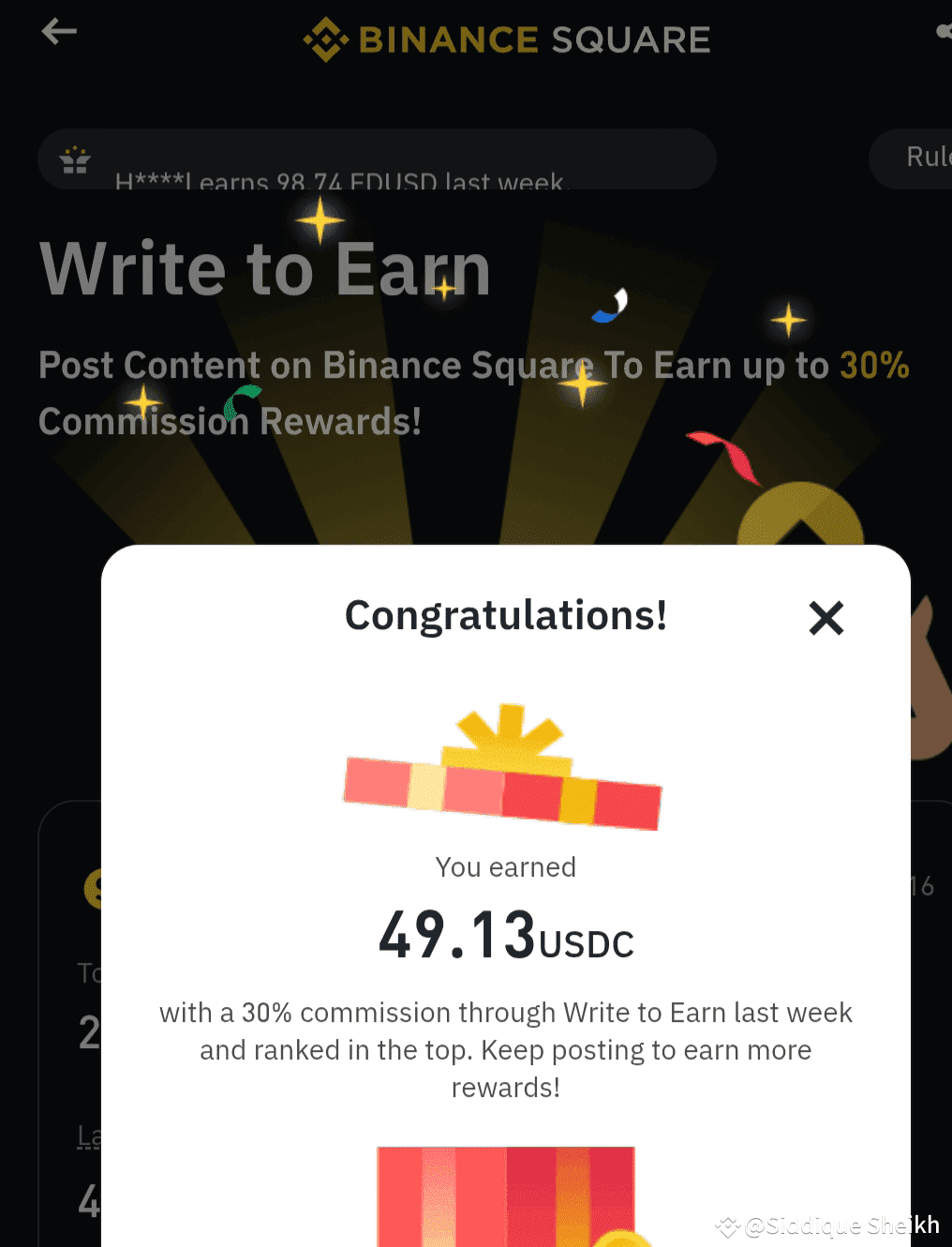 HOW TO GET LOTS OF BINANCE SQUARE REWARDS BINANCE SQUARE if | Siddique ...