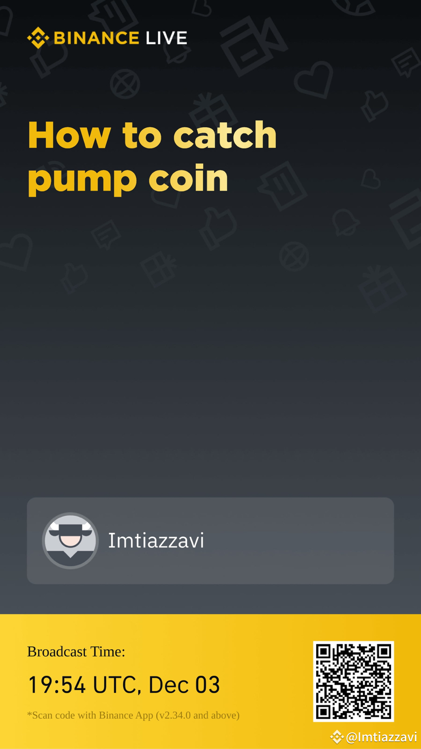 Join the live to catch pump coin | Imtiazzavi on Binance Square