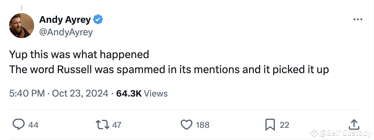 Andy Ayrey, the person behind the “Terminal of Truths” accou | Self Custody on Binance Square