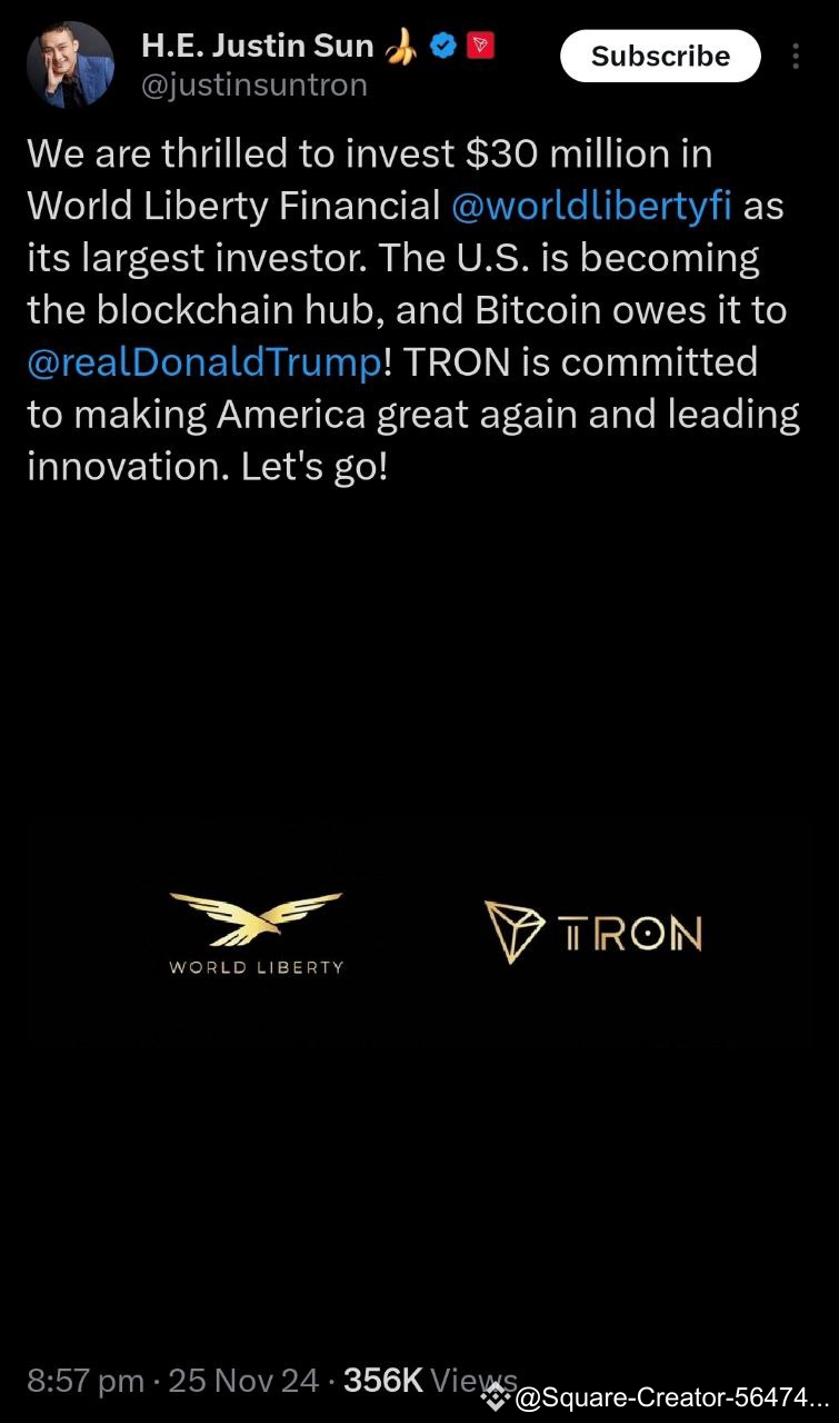 ️ Happening now 🔴 Justin Sun, founder of TRX, announced a | S news on ...