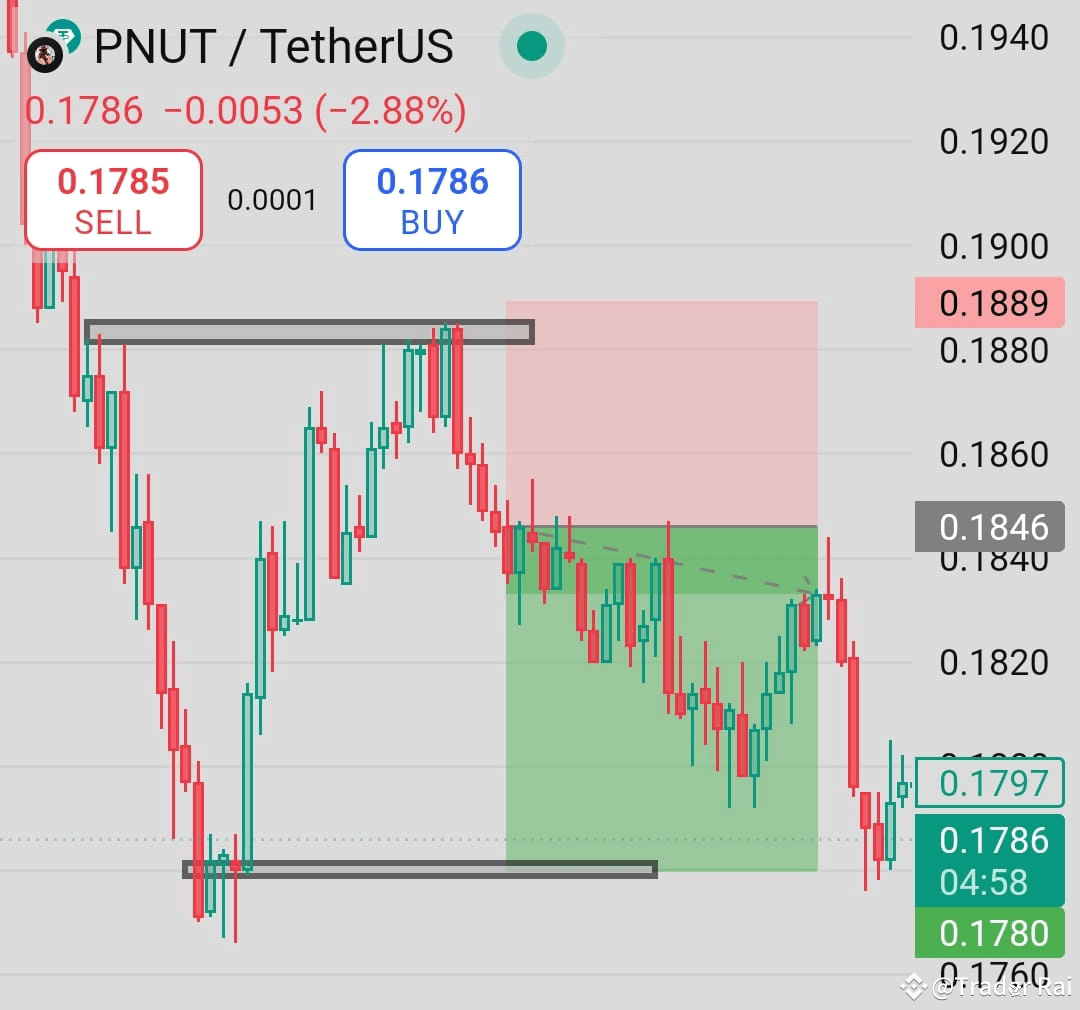 📉 $PNUT – Resistance Rejection Nailed, Trade Closed in Prof | Trader ...