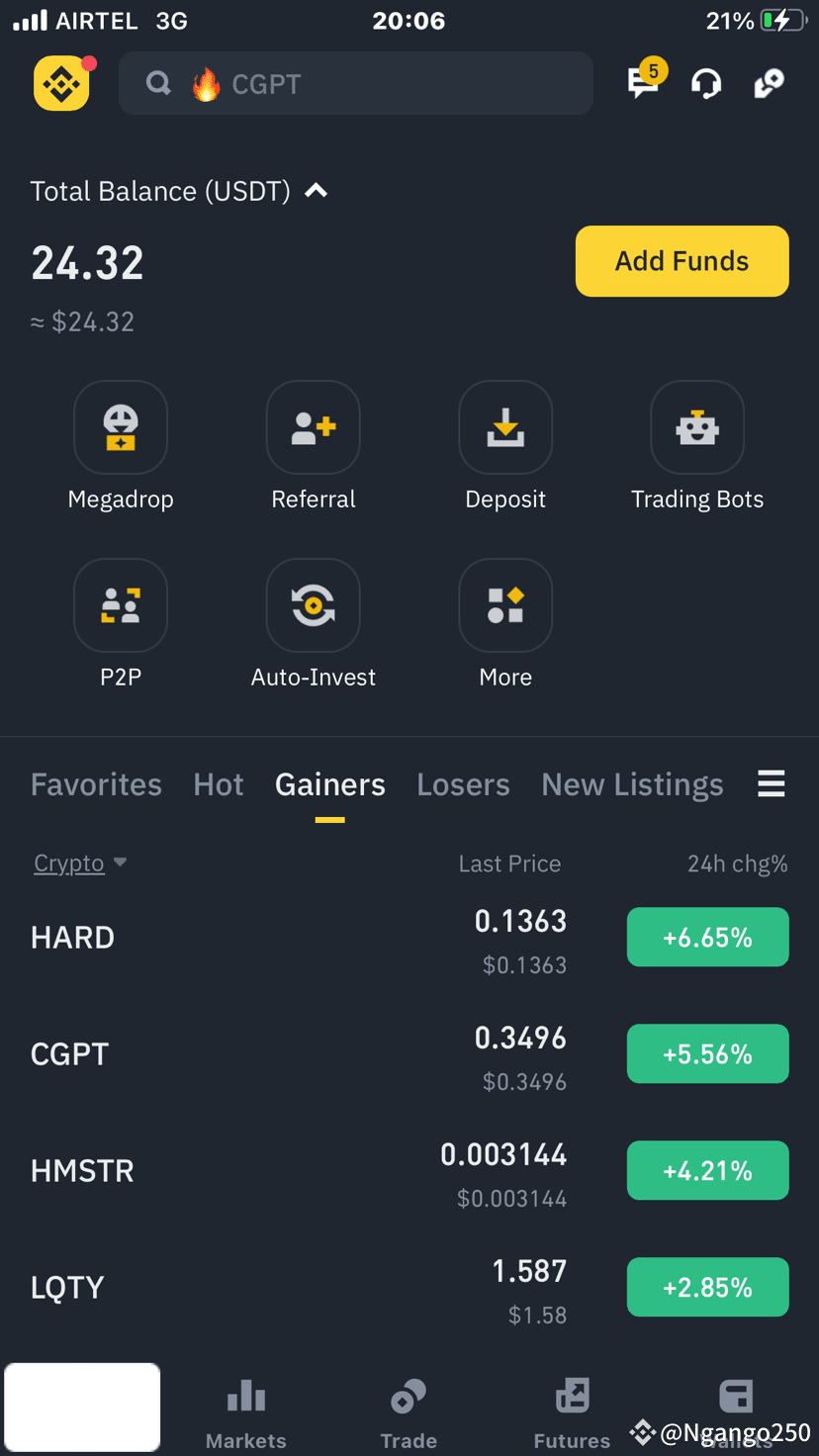 My balance now No investment only 1 campain 💰 | Ngango250 on Binance Square