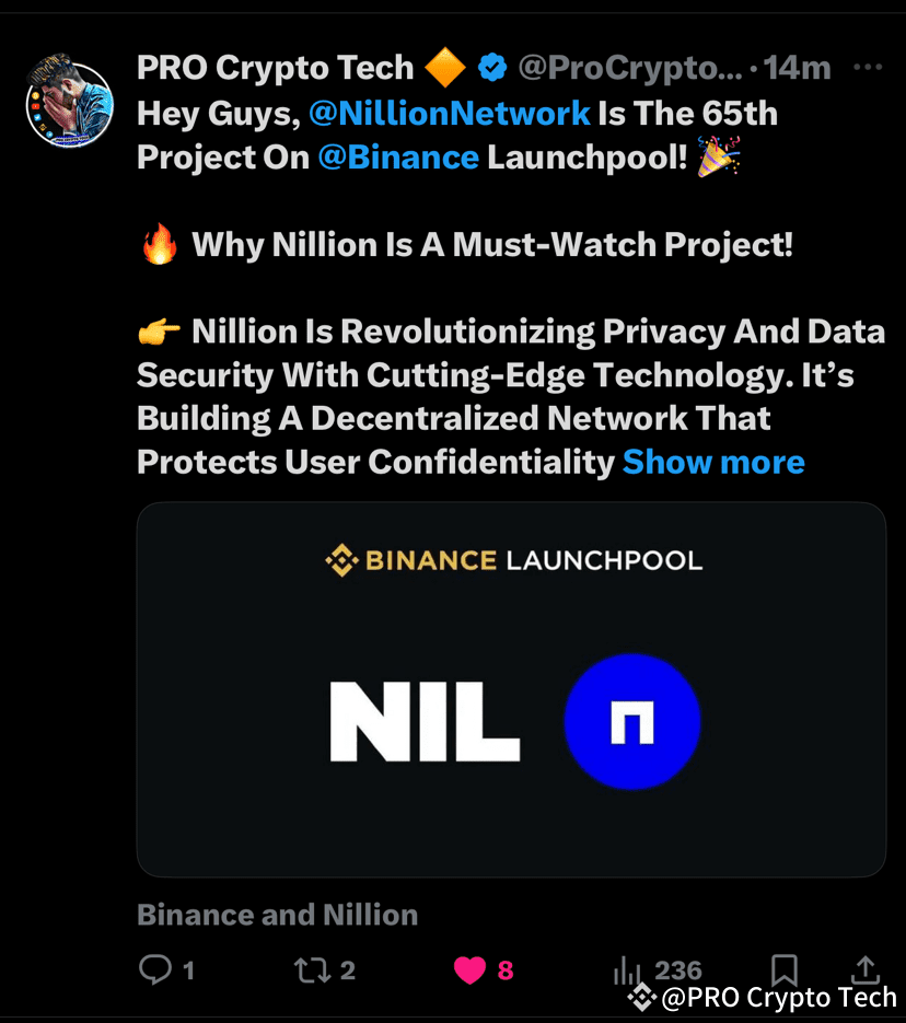 Posted About $NIL Token 🟩 How to Earn Free #NIL Tokens? Ho | PRO Crypto Tech on Binance Square