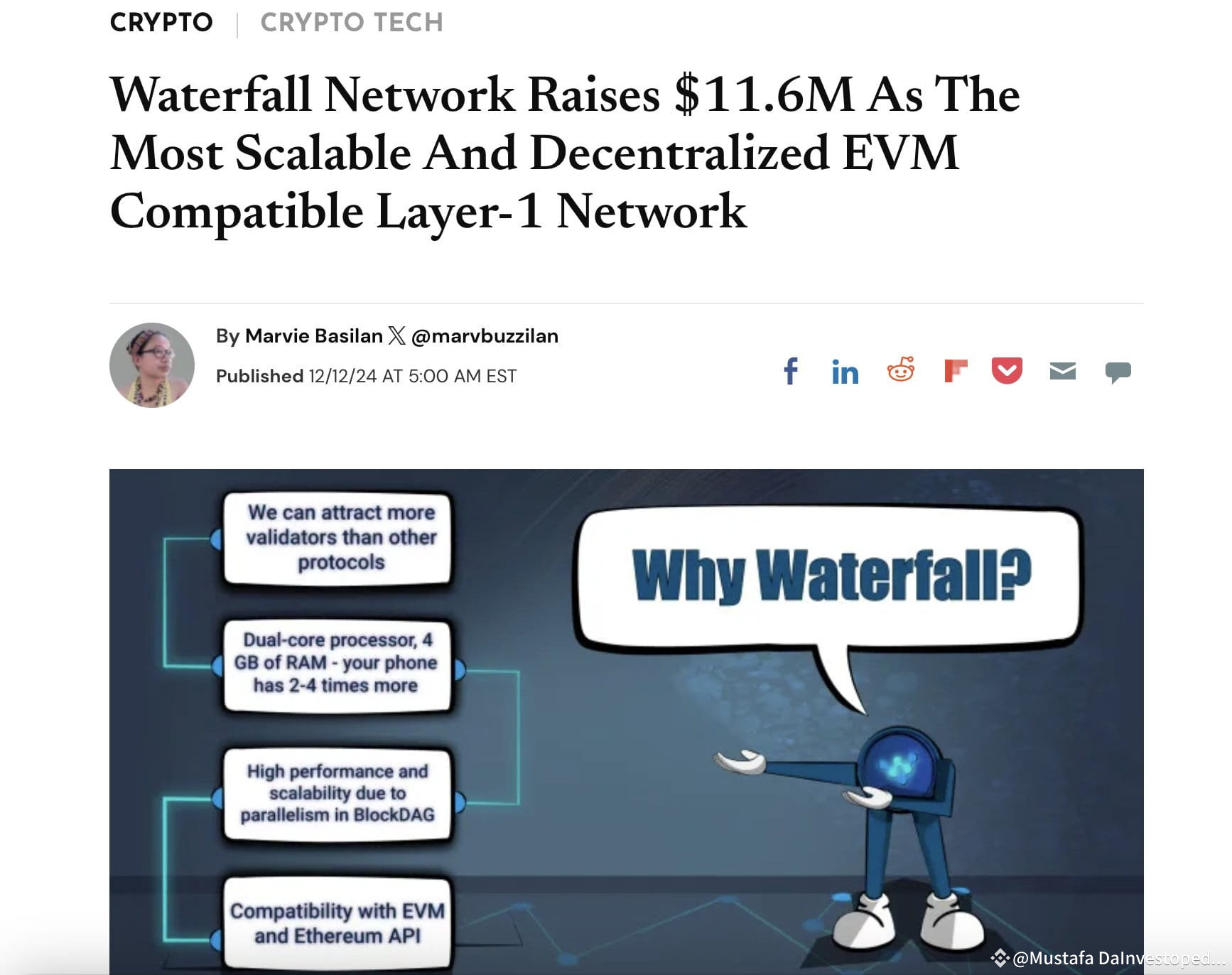 💸 $11.6M Raised to Scale the Future: Waterfall Network Take | Mustafa ...