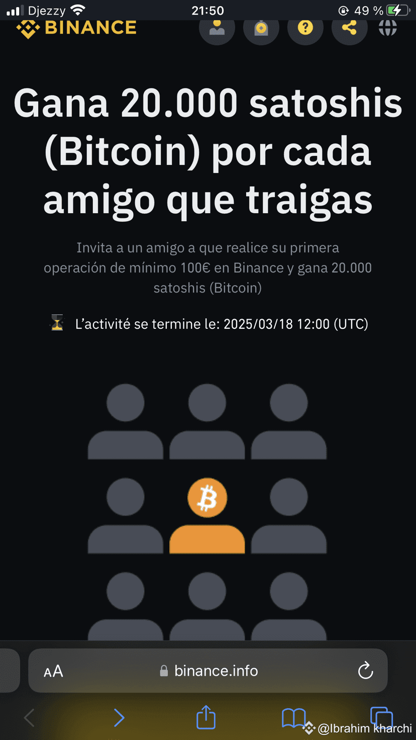 A new event from Binance to win 20,000 Satoshi $BTC اضغط هن | Ibrahim kharchi on Binance Square