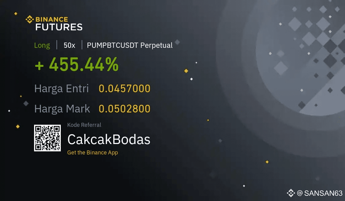 $PUMPBTC wow darling small capital | SANSAN63 on Binance Square