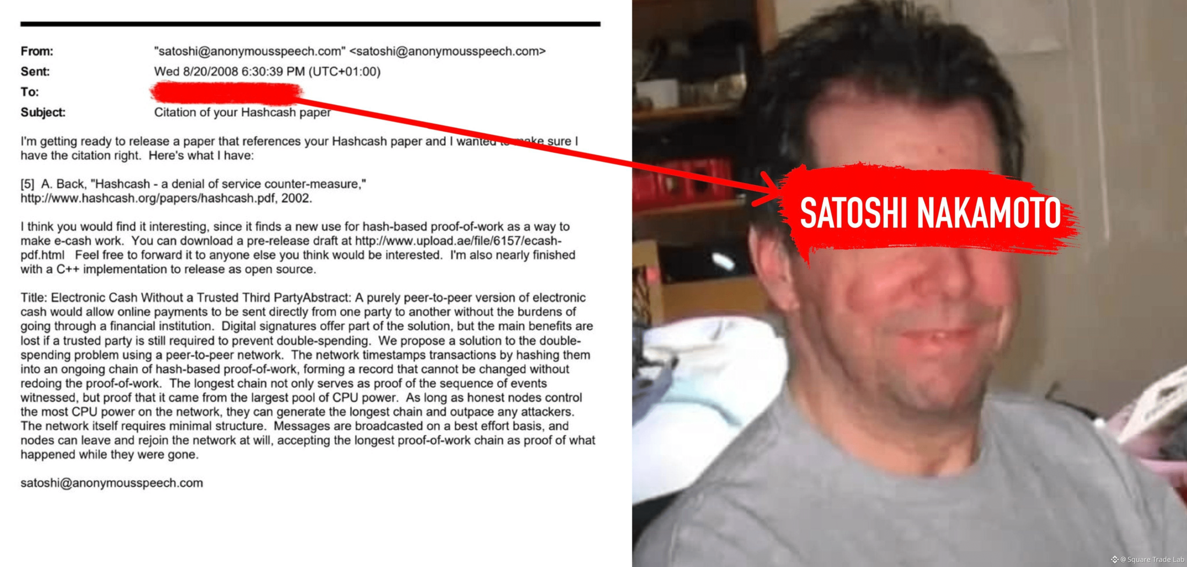 🚨 I’m 100% convinced I figured out who created Bitcoin. Not | Square ...