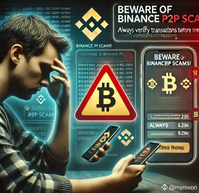 ⚠️ URGENT SCAM ALERT: P2P TRADERS, BEWARE! ⚠️💸 Scammers ar | myrovon on Binance Square