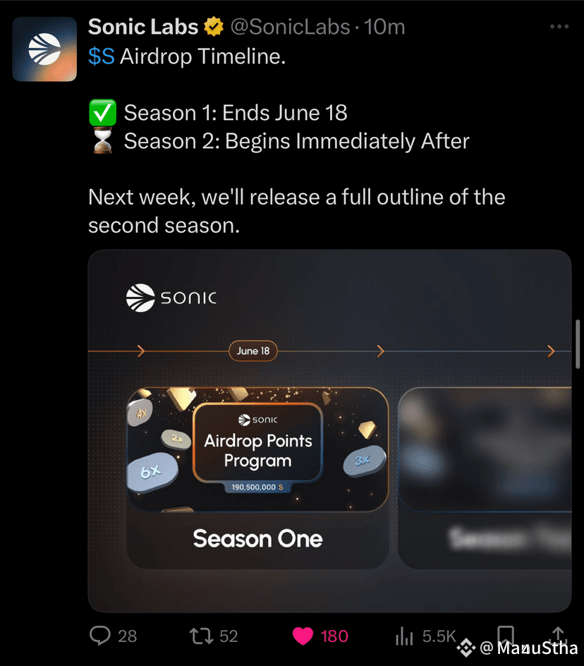 $S Airdrop Timeline. | ManuStha on Binance Square