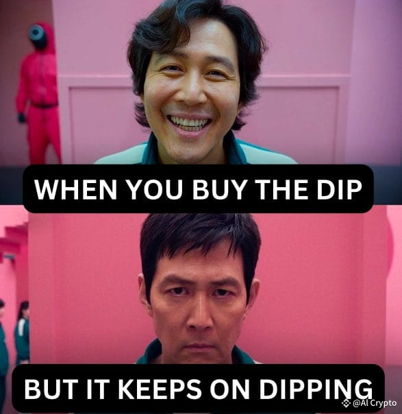 Meme of the day 😂 "When you buy the dip but it keeps on di | Al Crypto ...