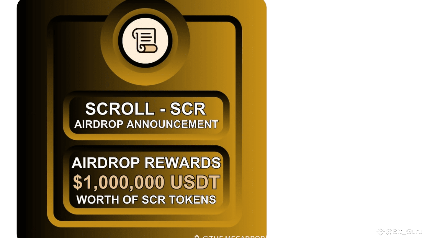 🚨 AIRDROP ALERT – SCROLL (SCR) IS HERE! 🚨 | Bit_Guru on Binance Square