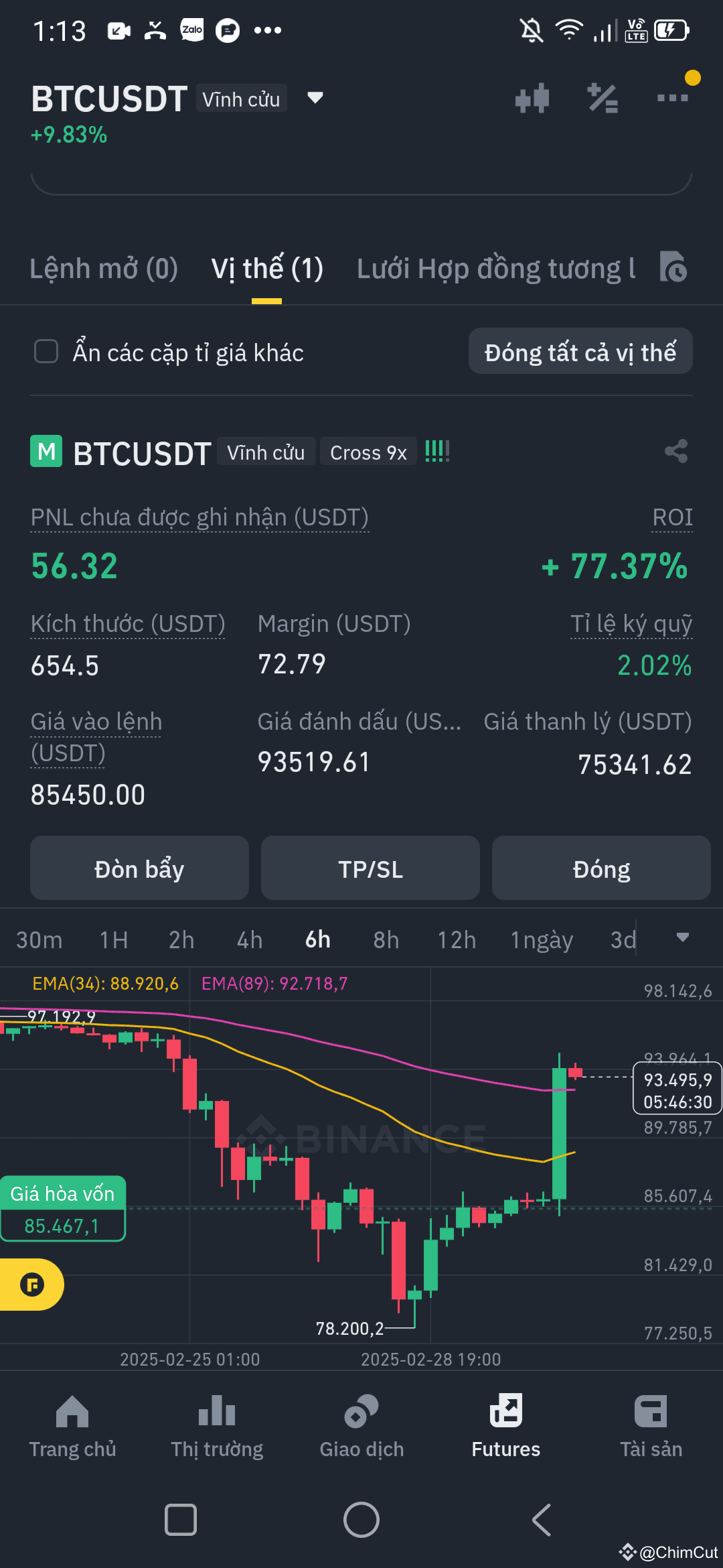 $BTC input order entry 80k up 84k close non order after ent | ChimCut ...