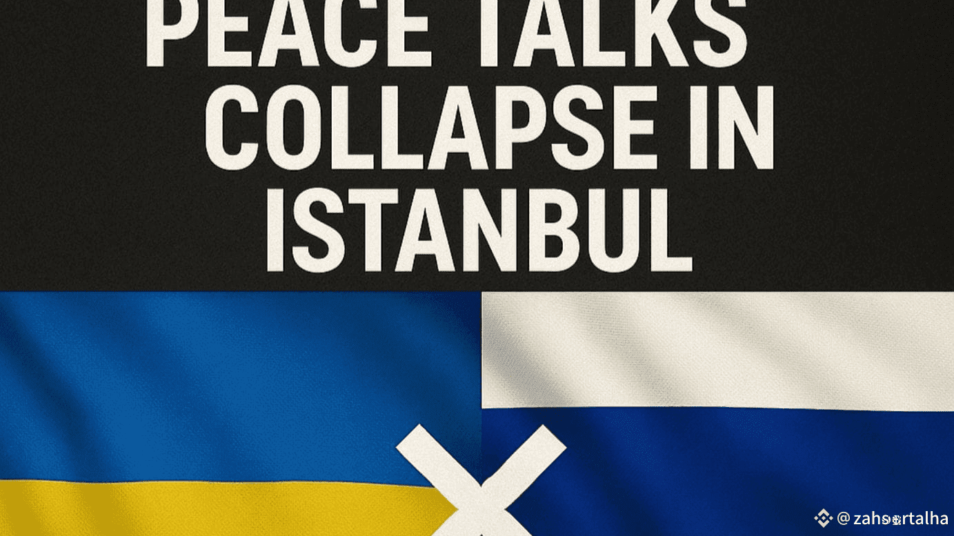 Ukraine-Russia Peace Talks Collapse in Istanbul Amid Russian Ultimatum ...