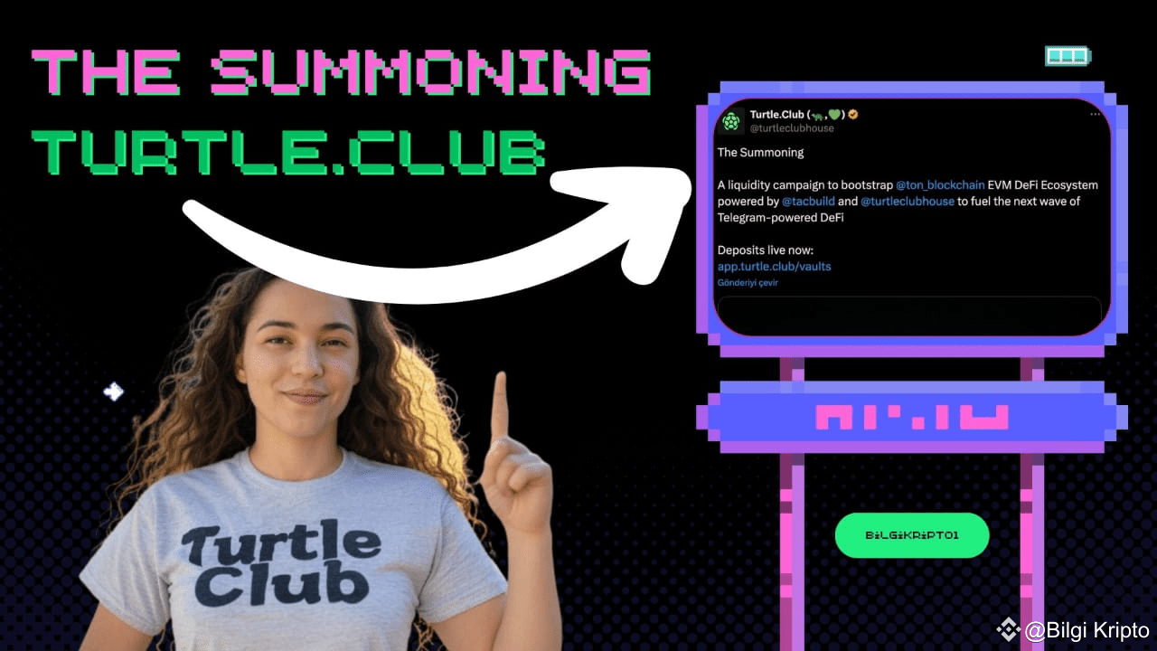 The Summoning Begins! TAC Hybrid dApps Liquidity Mobilization with Turtle Club | Bilgi Kripto on ...