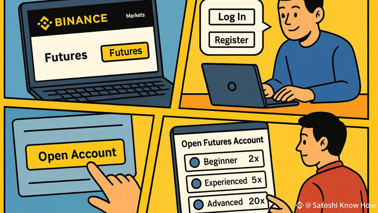How to Open a Binance Futures Account? | Satoshi Know How on Binance Square