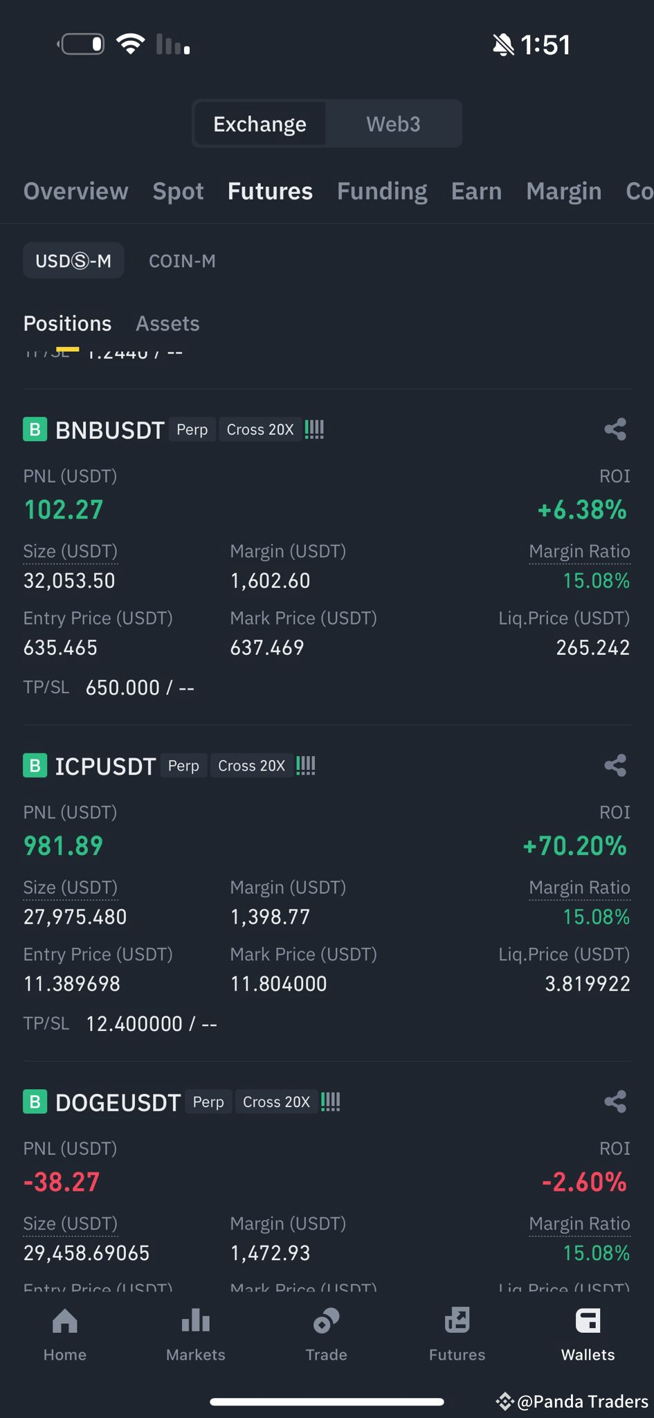 $BNB and $ICP trades running in profit 💰💰💰💰💰💰 Who took | Panda Traders on Binance Square