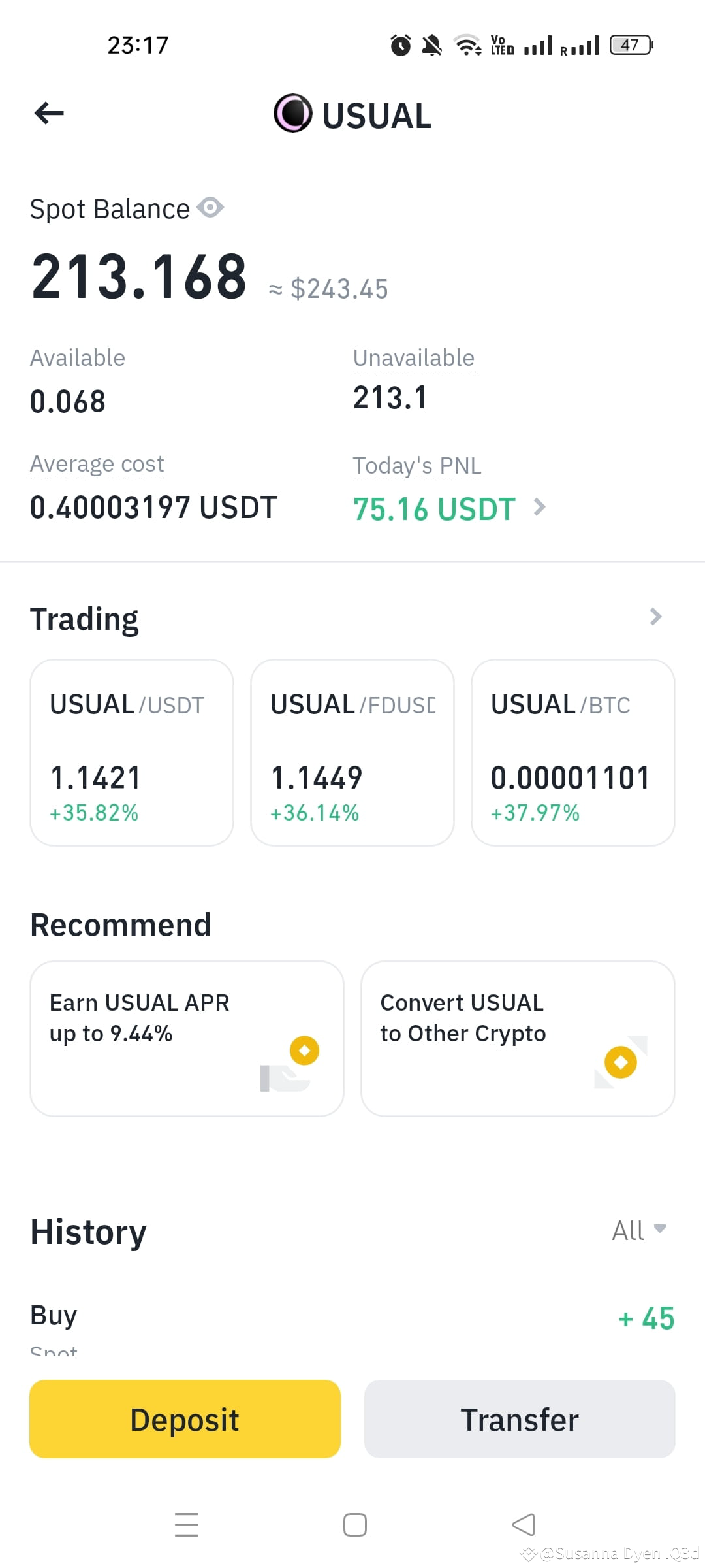 $USUAL should hold it or sell..? | Susanna Dyen IQ3d on Binance Square