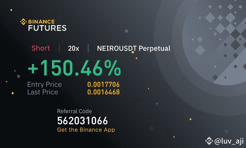 $NEIRO Target 1 completed | luv_aji on Binance Square
