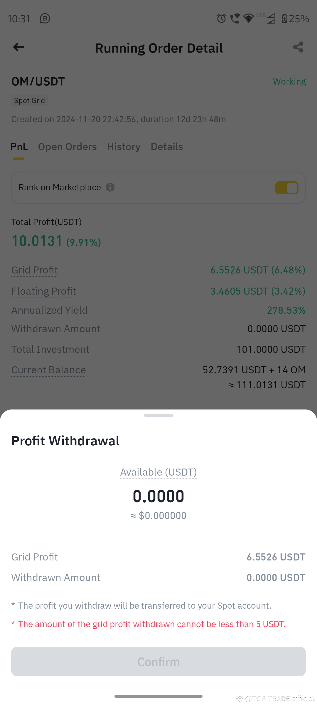 CAN'T able to withdrawal my profit can anyone explain why it | TOP ...