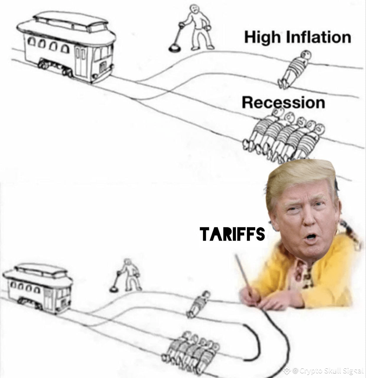 #TRUMP TARIFFS 🤣 | Crypto Skull Signal on Binance Square