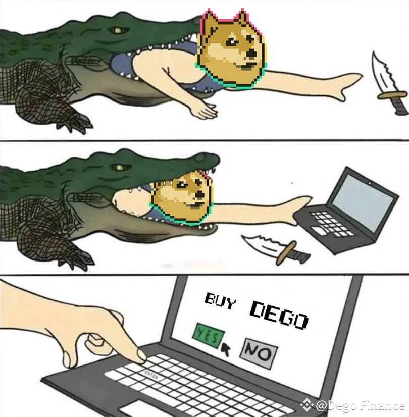 A true degen hits YES no matter what! #DEGO | Dego Finance on Binance ...