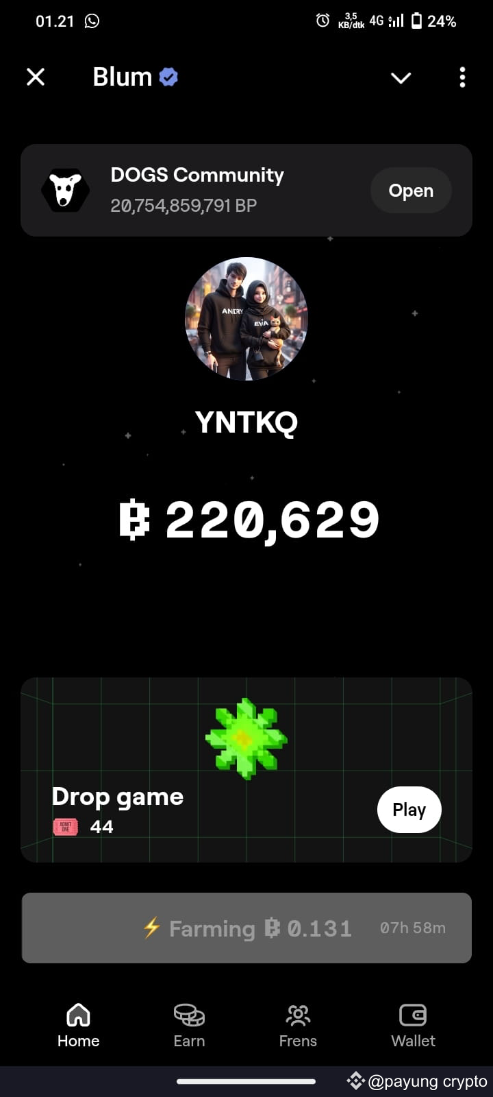 Crypto Blum is a revolutionary crypto project initiated by W | payung crypto on Binance Square