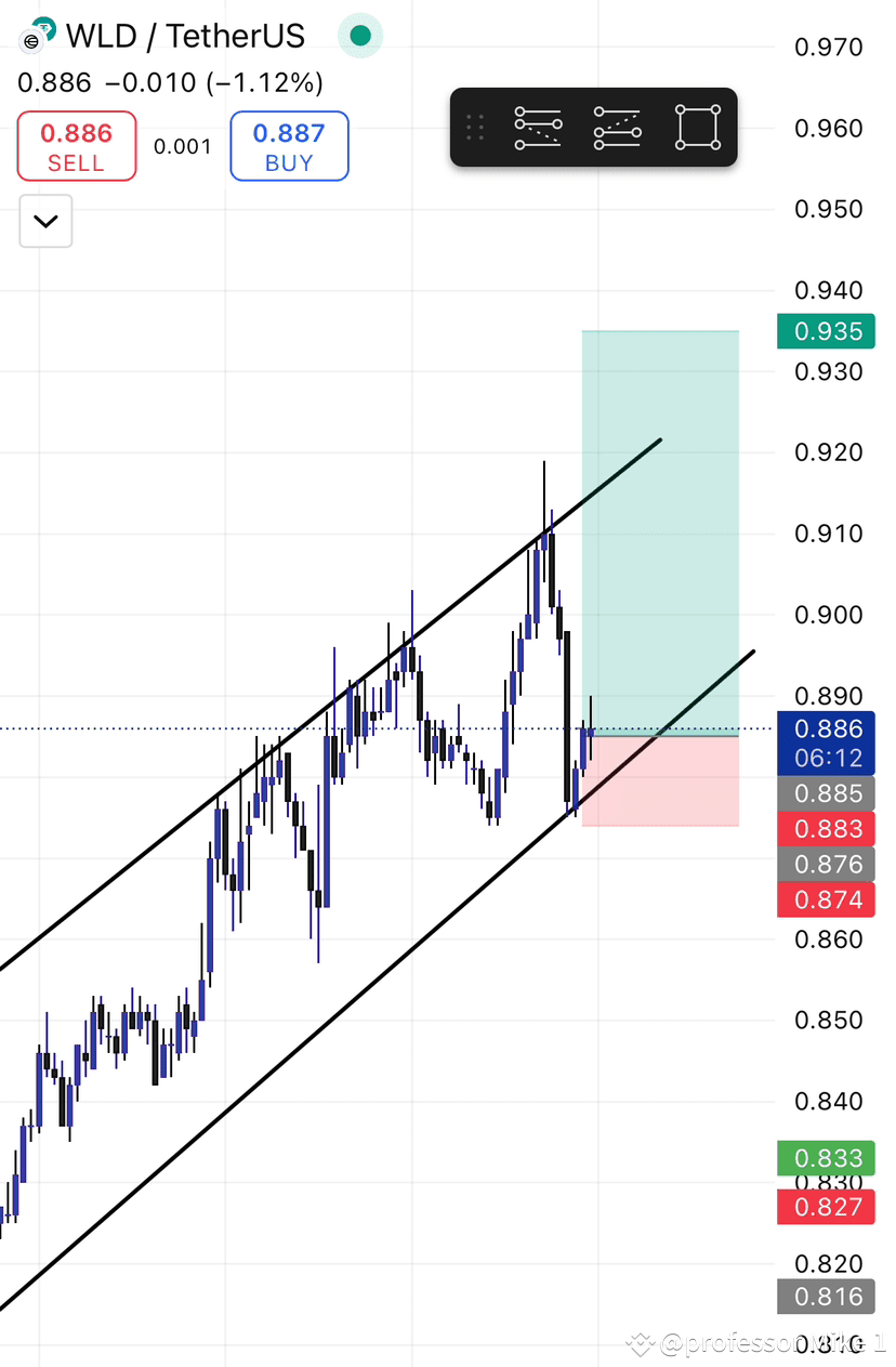 $WLD /USDT – Prime Long Entry Opportunity!💯🔥 WLD/USDT is | Professor Mike Official on Binance Square