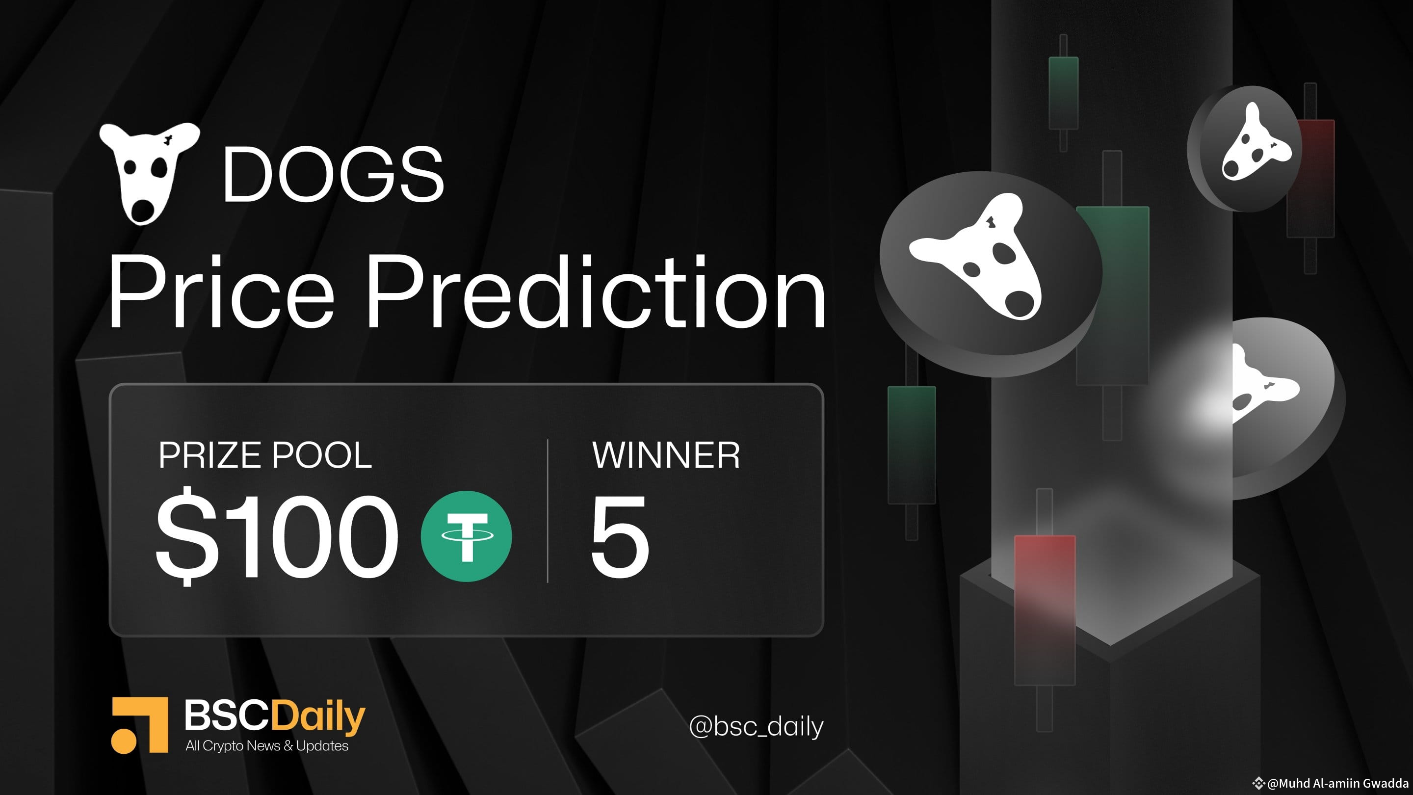 📢 $DOGS Price Prediction Contest - BSC Daily The moment we | Muhd Al ...