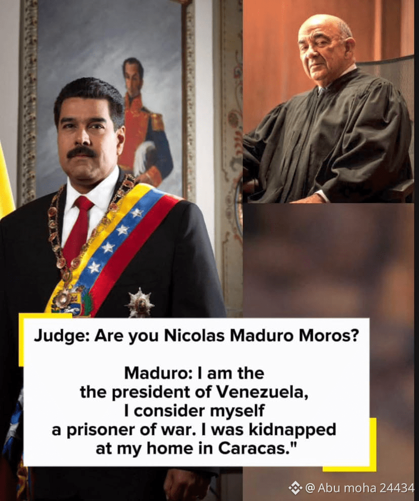 Judge: Are you Nicolas Maduro Moros? Maduro: I am the the | Abu moha ...