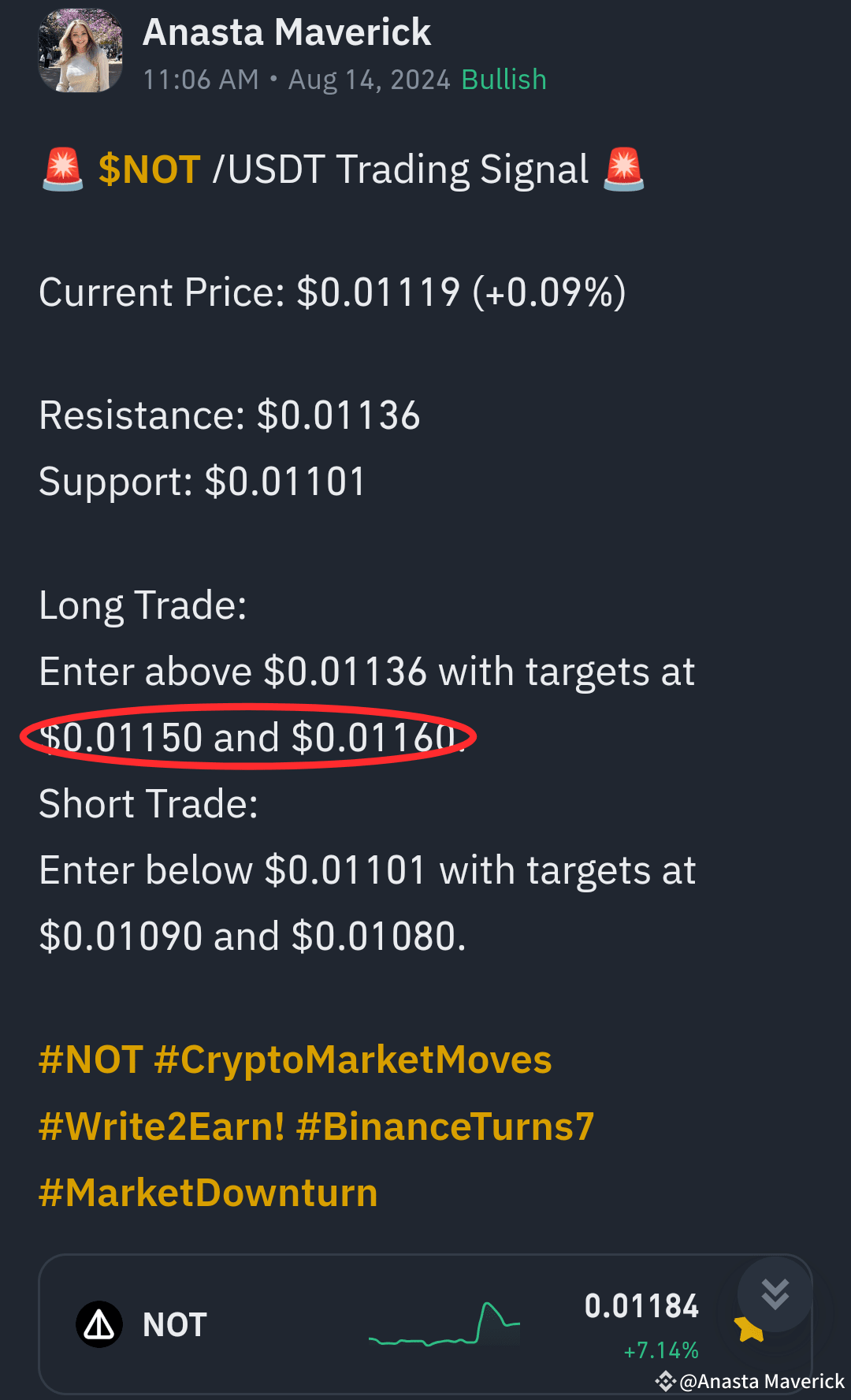 | Anasta Maverick on Binance Square