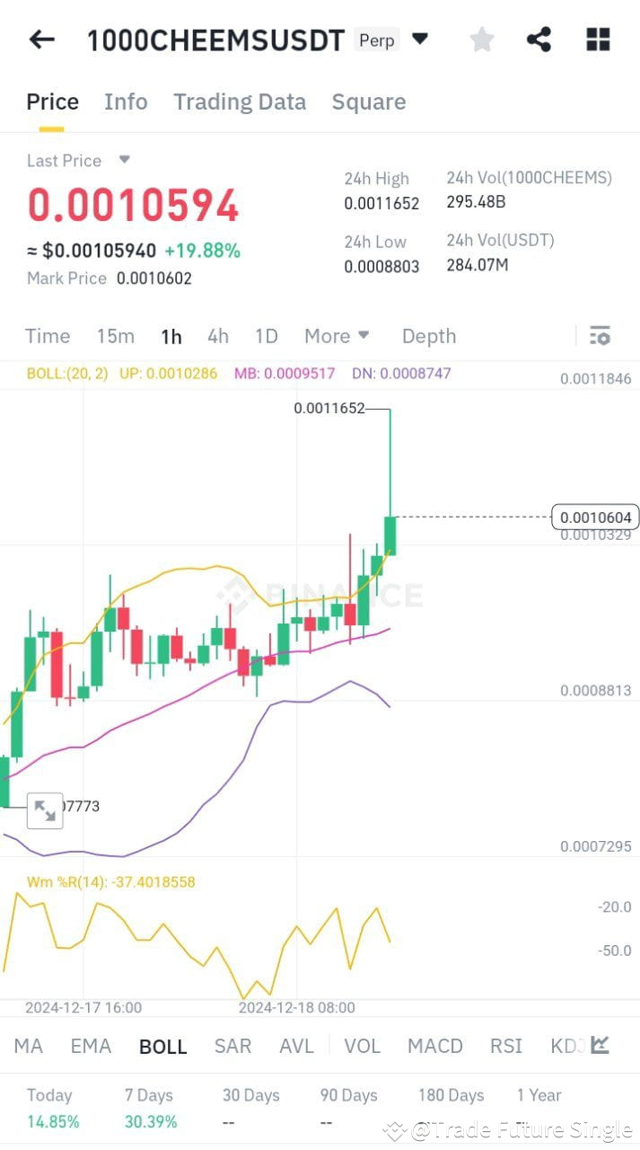 100% Close # 1000CHEEMS/USDT Take-Profit target 2 Achieved A | Trade 0923471353951 on Binance Square