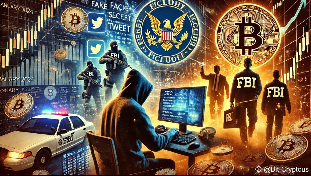 🚨 FBI arrests hacker for fake tweet from SEC that caused Bi | Bit-Cryptous on Binance Square