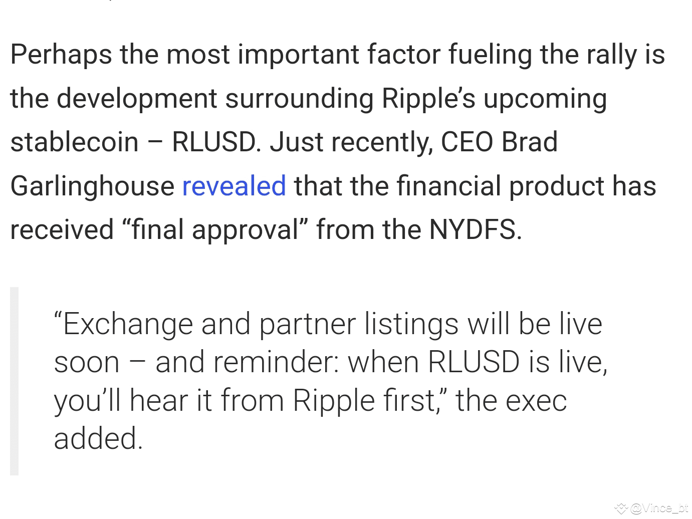 📈 Why is $XRP Rallying? The Inside Scoop! 🚀 XRP has been | Vince_bt on Binance Square