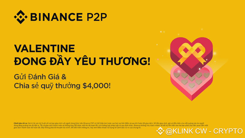 Valentine Filled with Love with Binance P2P On the occasion | KLINK CW ...