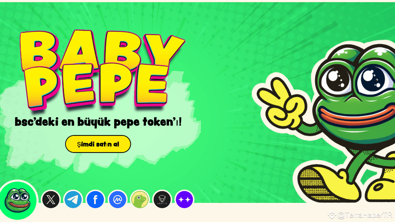 BABY PEPE; Binance Smart Chain Ağındaki En Büyük Pepe Token'i İle Tanışın! | TerraHaberTR на ...