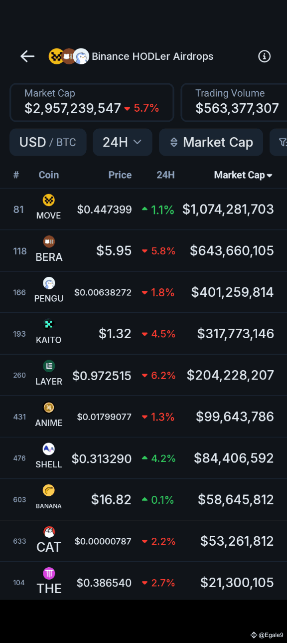 #Top_Gainers #BinanceHODLerAirdrop by Raiting #Coinge | Egale9 on ...