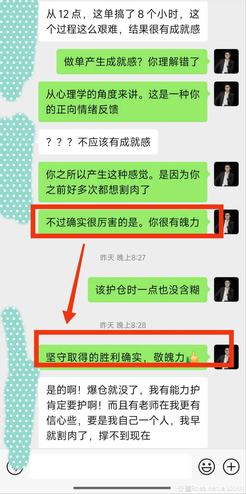 This afternoon, when the market dropped, the indecisive bull | Rhea ...