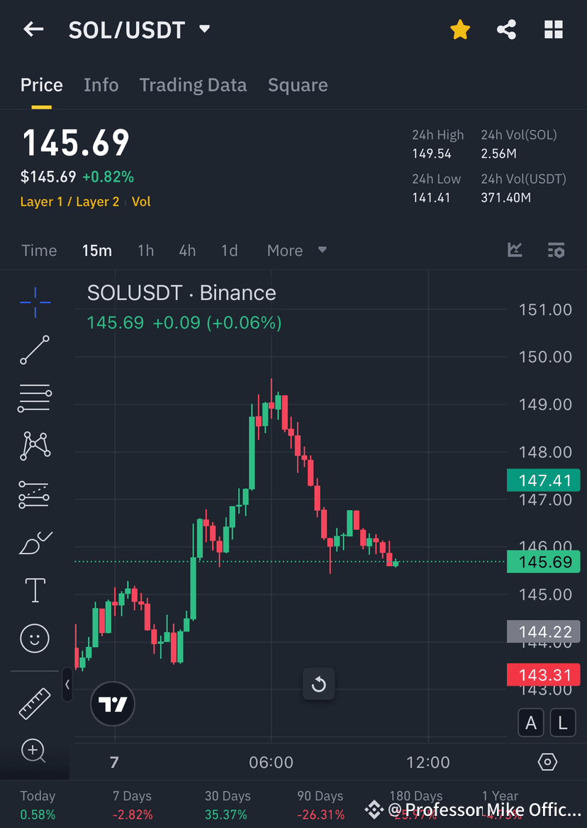 $SOL /USDT SHORT TRADE SETUP — BEAR FLAG BREAKDOWN IN MOTION | Professor Mike Official on ...