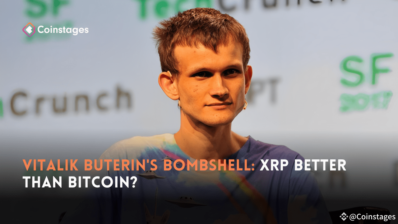Vitalik Buterin's Bombshell: XRP Better Than Bitcoin? | Coinstages on Binance Square