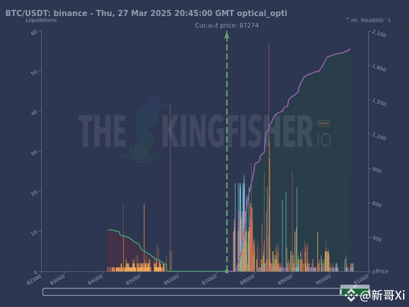 BTC Liquidation Map Revealed! Range 875 - 910, 18 million 🔪 | 新哥XBro on ...