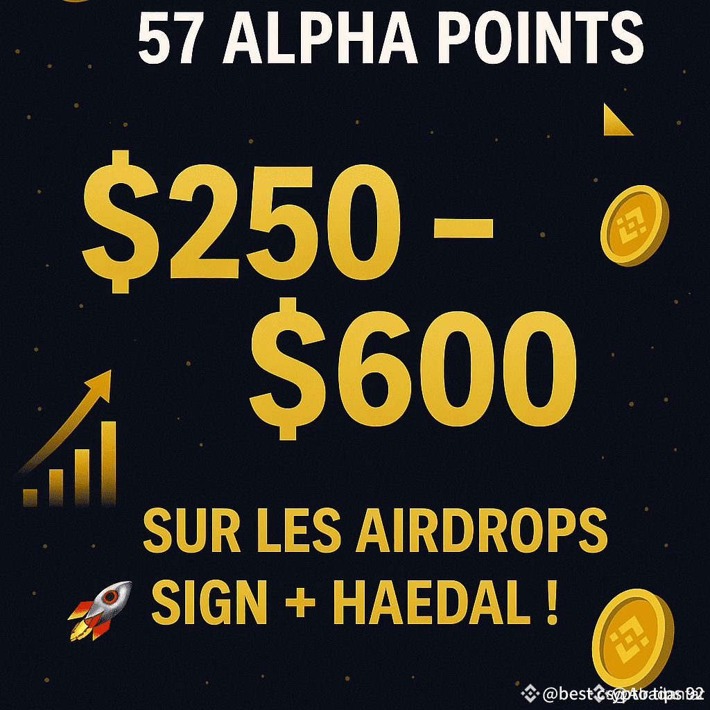 #BinanceAlphaAlert 🚨 57 ALPHA POINTS ️ HERE'S HOW MUCH I | best crypto ...